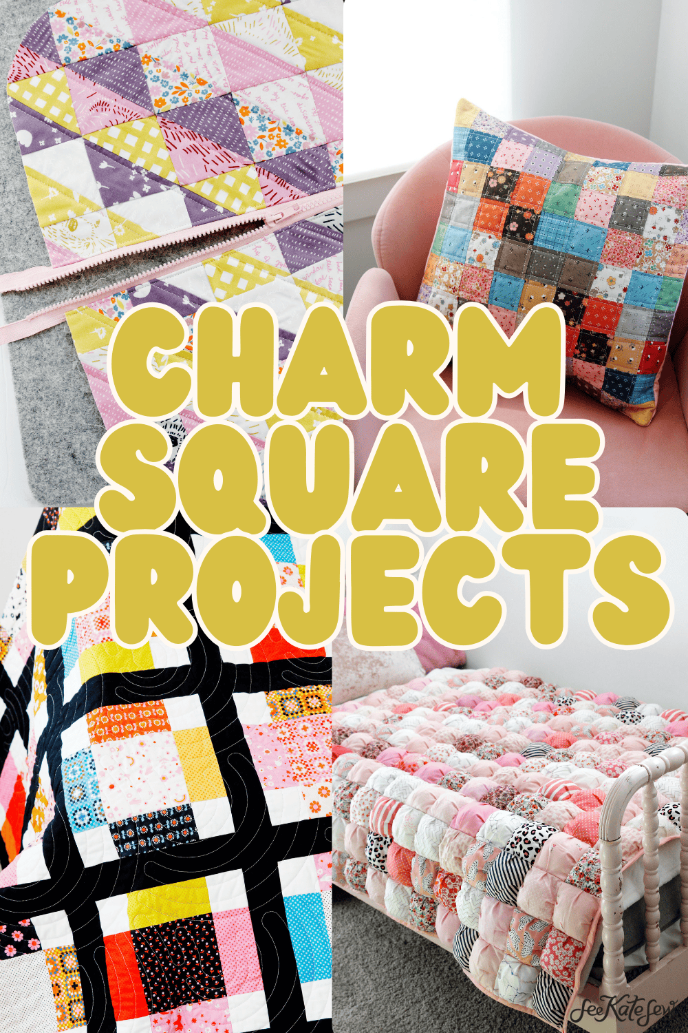 LOOK what I TURN these CHARM SQUARES into | 4 Amazing Must See Projects ...