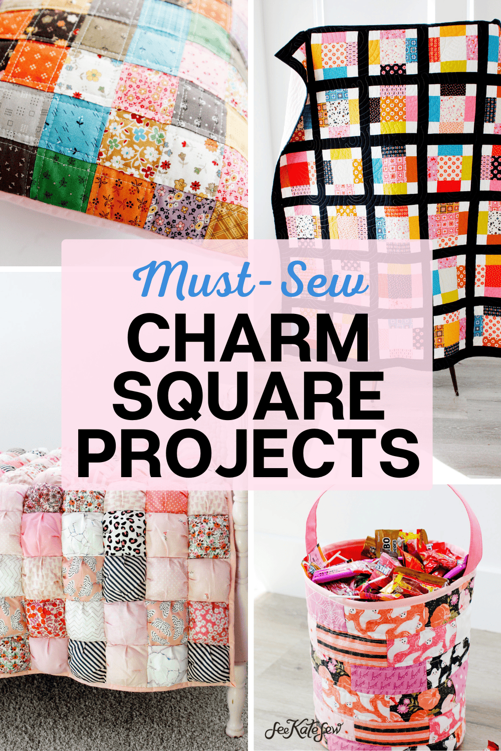 LOOK what I TURN these CHARM SQUARES into | 4 Amazing Must See Projects ...