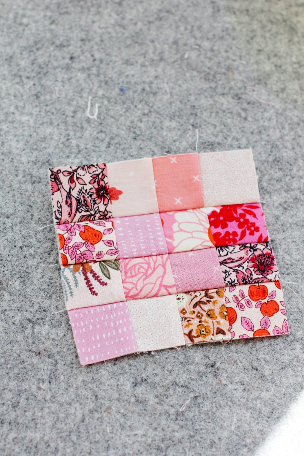 fabric scrap coaster tutorial - see kate sew