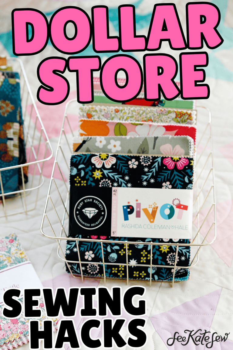 Dollar Store Sewing Hacks - see kate sew