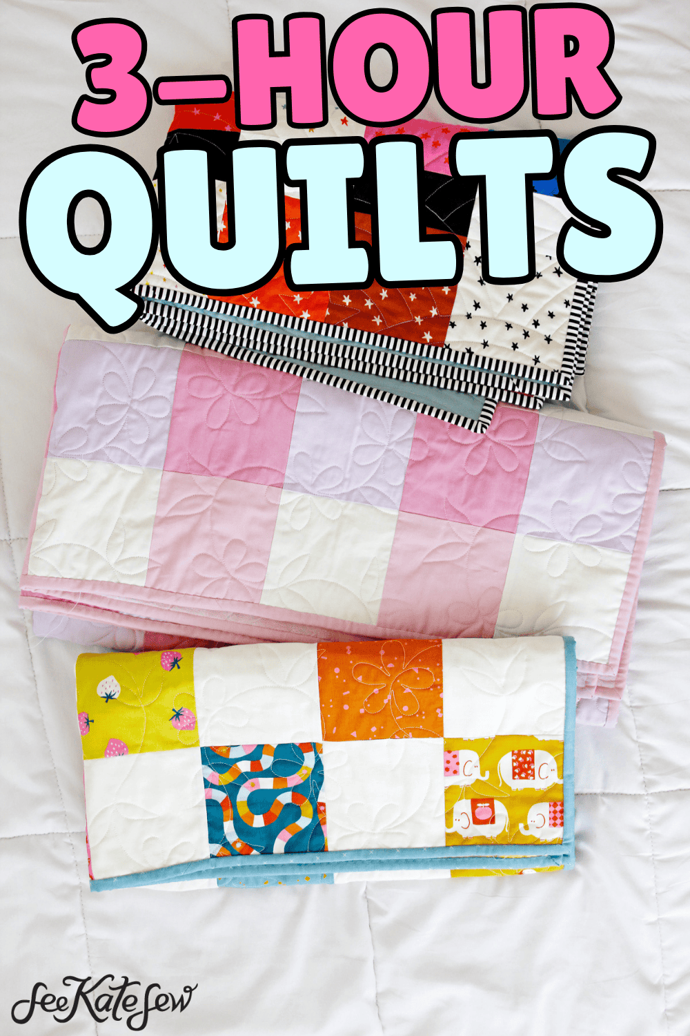 I Made a Quilt in 3 HOURS Using 5" Charm Squares! - see kate sew