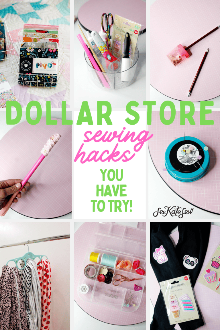 Dollar Store Sewing Hacks - see kate sew