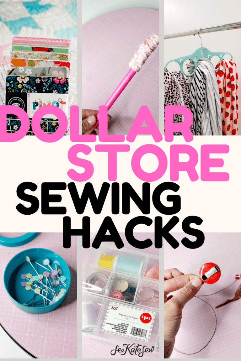 Dollar Store Sewing Hacks - see kate sew