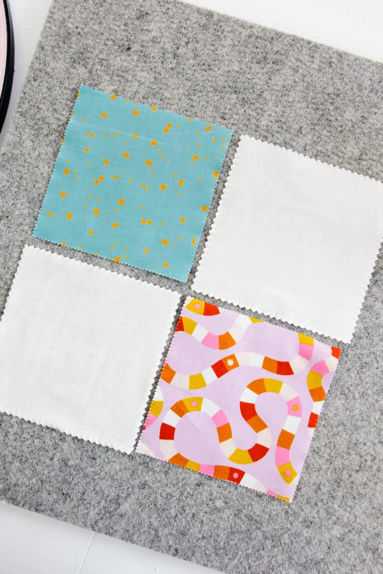 Basic Checkerboard Quilt Pattern with Charm Squares - see kate sew