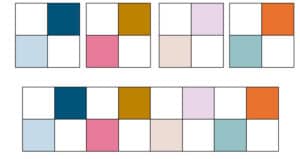 Basic Checkerboard Quilt Pattern with Charm Squares - see kate sew