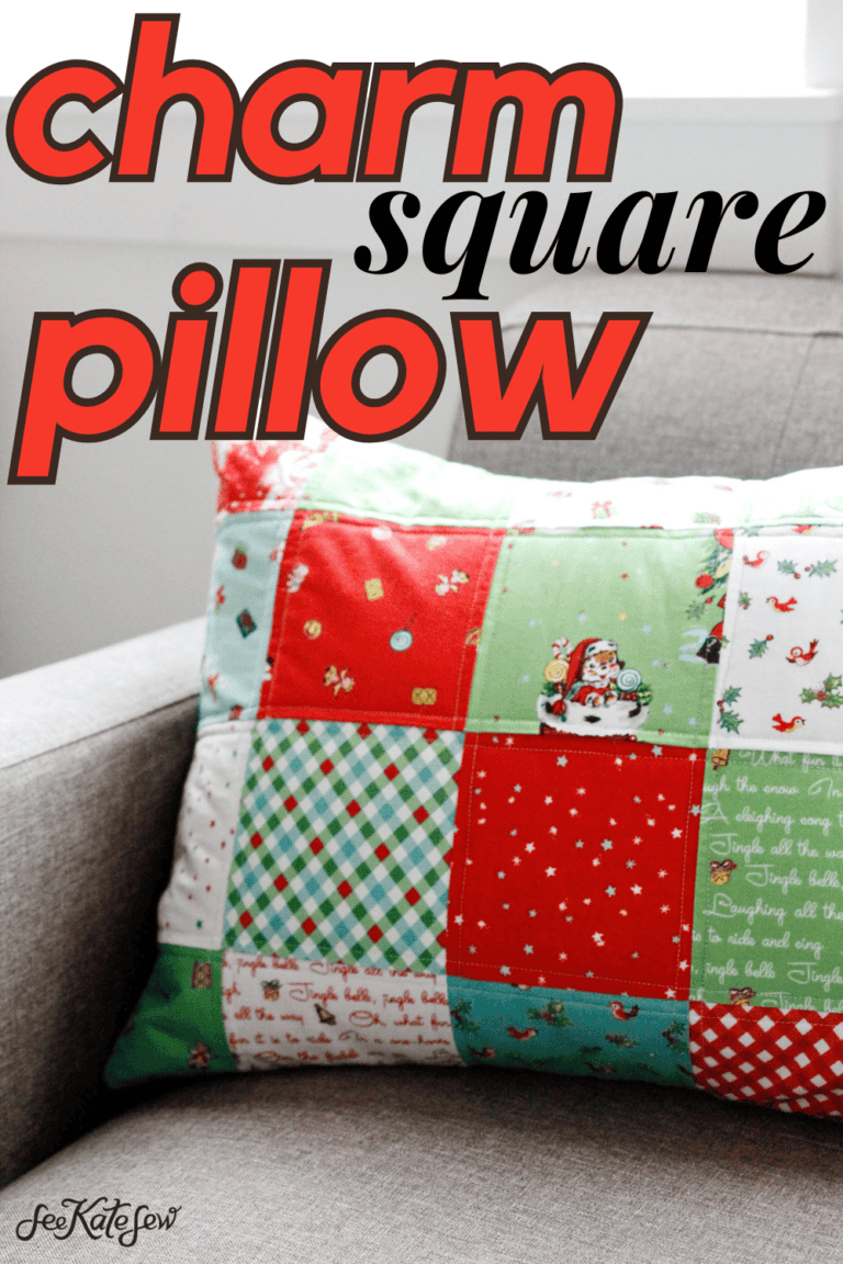 Charm Square Pillow - see kate sew