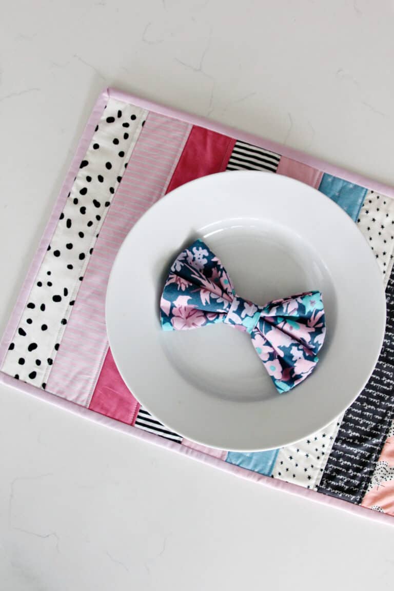 Placemat Sewing Tutorial with Leftover Strips - see kate sew