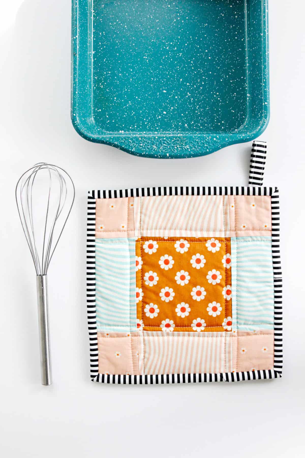 Charm Square Potholder Sewing Pattern - see kate sew