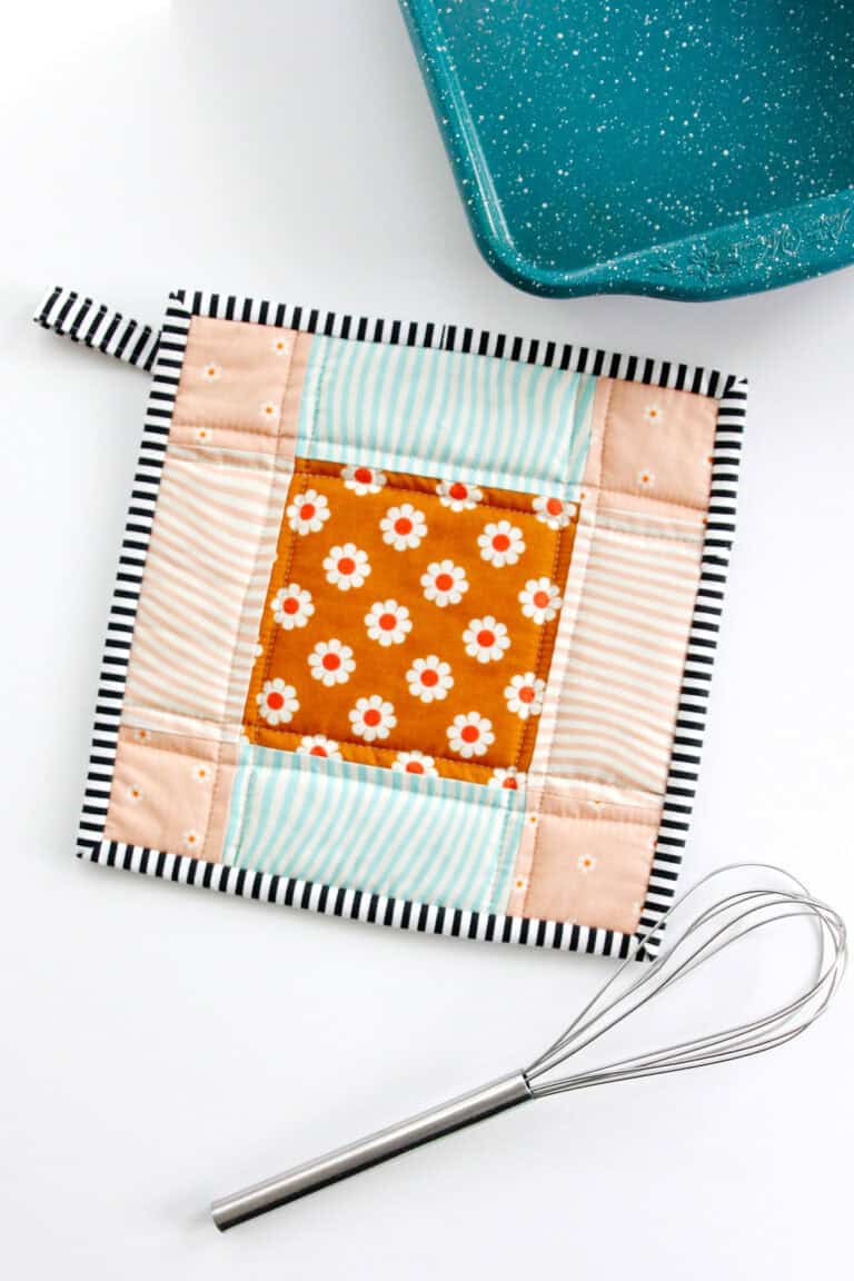 Charm Square Potholder Sewing Pattern - see kate sew