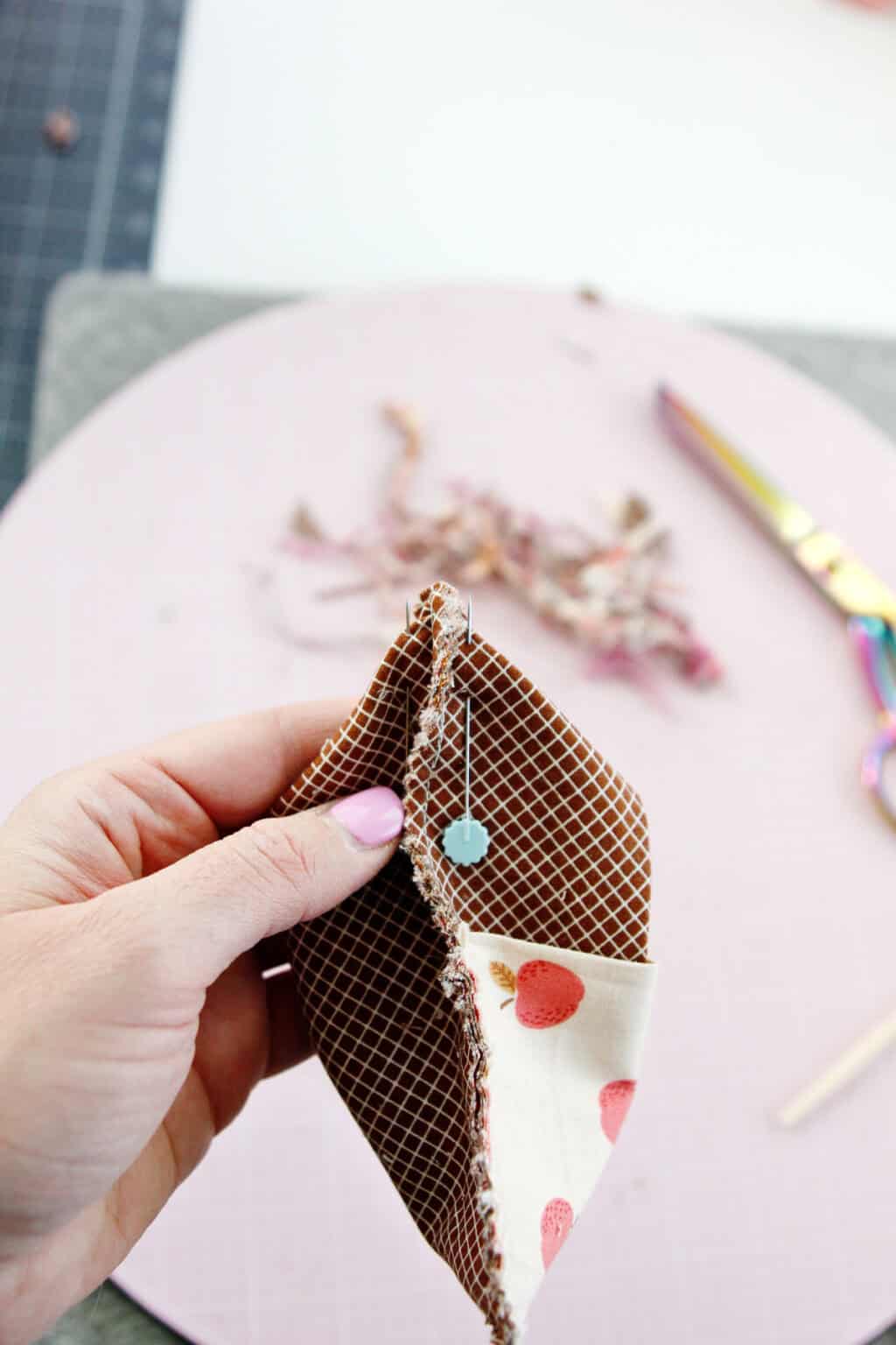 Tissue Holder Sewing Pattern with Scraps - see kate sew