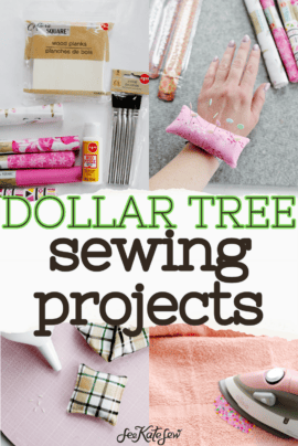 🛍 SIMPLE SEWING - 5 BUDGET SEWING HACKS FROM THE DOLLAR STORE 💰 - see ...