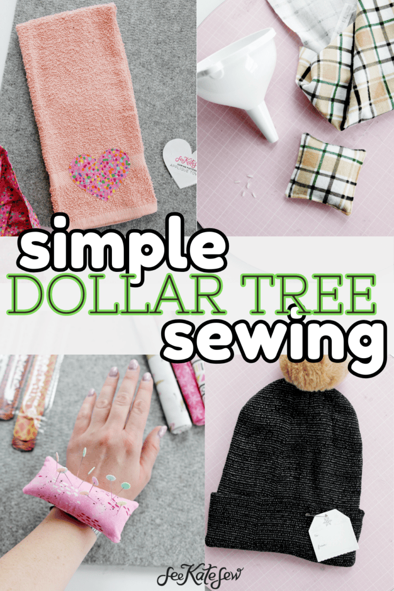 🛍 SIMPLE SEWING - 5 BUDGET SEWING HACKS FROM THE DOLLAR STORE 💰 - see ...