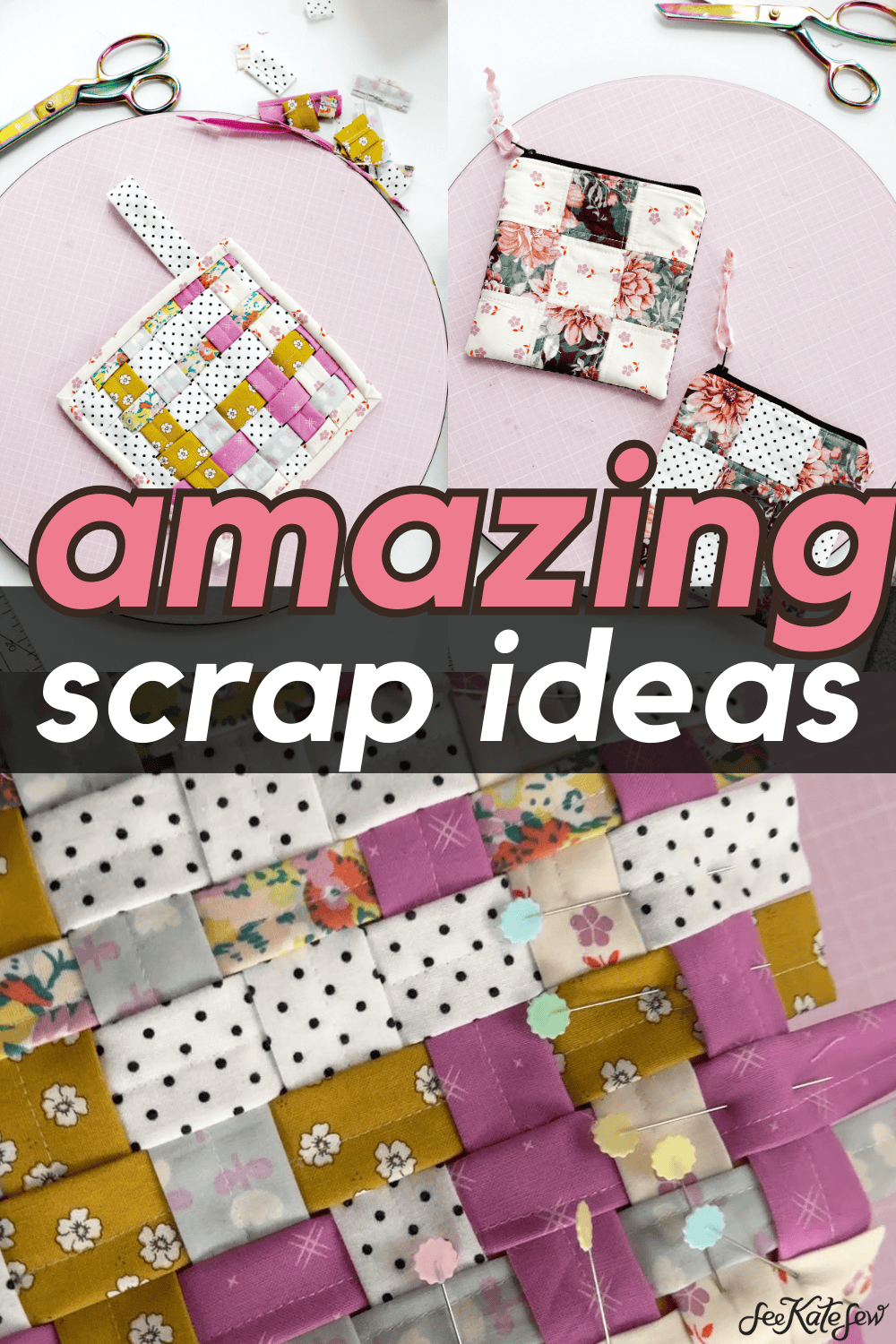 2 Sewing Ideas For Scrap Fabric That Will Make You Amazed - Pinterest ...