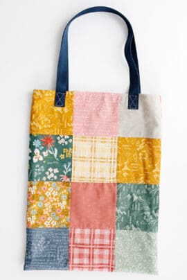 Charm Square Tote Bag Tutorial - see kate sew