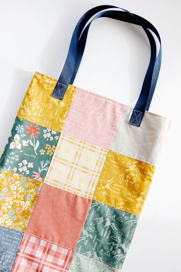 Charm Square Tote Bag Tutorial - see kate sew