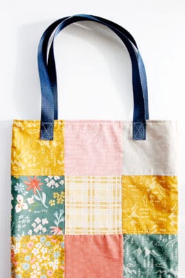Charm Square Tote Bag Tutorial - see kate sew