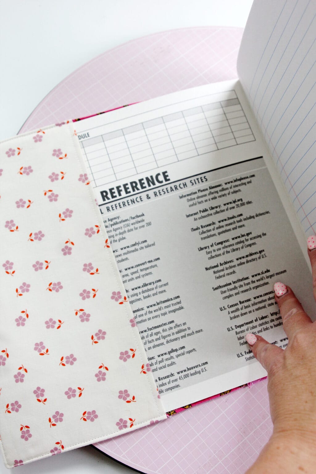 Quilted Composition Notebook Cover - see kate sew