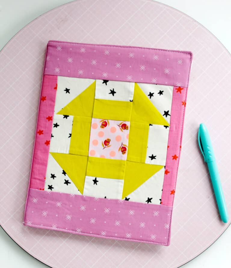 Quilted Composition Notebook Cover - see kate sew