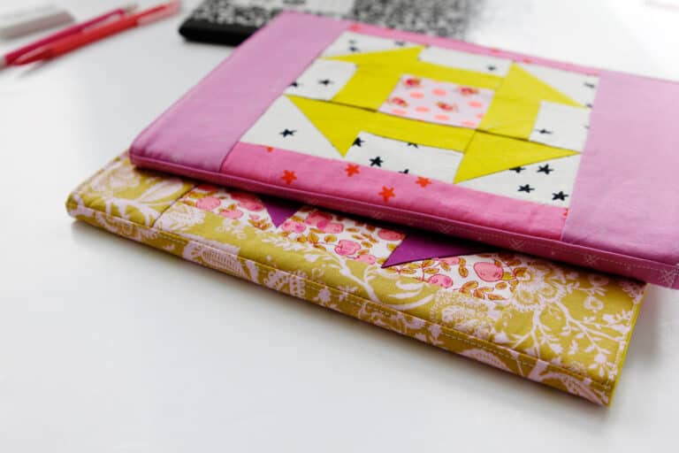Quilted Composition Notebook Cover - see kate sew
