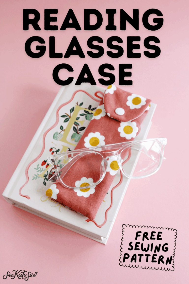 Reading Glasses Case Sewing Pattern - see kate sew