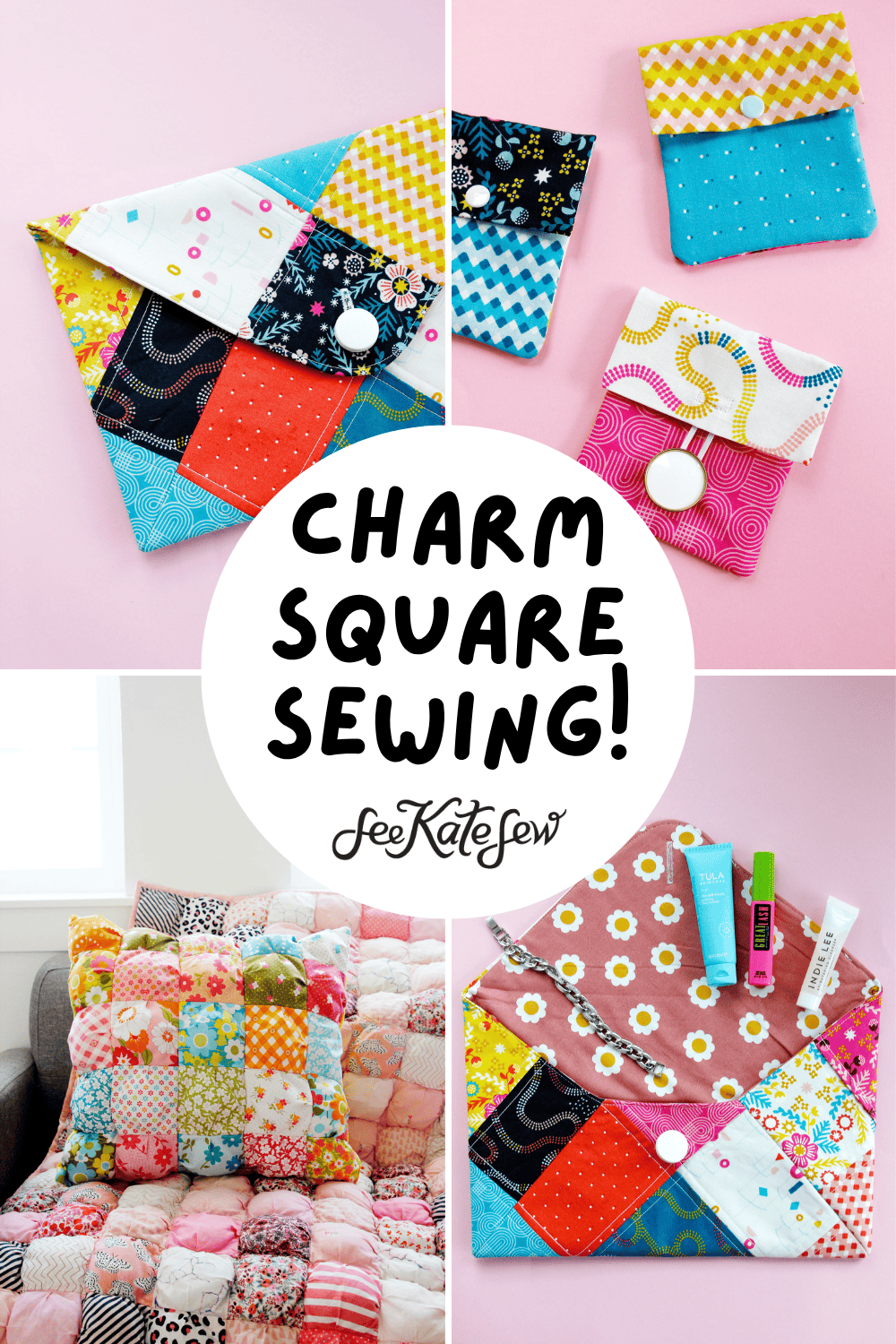 Warning: These 3 Patchwork Charm Square Sewing Projects Are Addictive ...