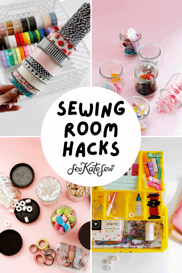 Chaos to Calm — 9 Sewing Room Hacks You’ll Thank Me For! Sewing Tips ...