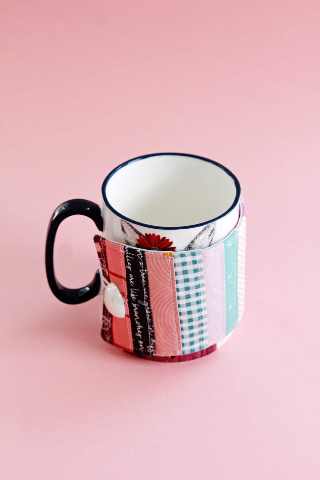 Mug Cozy Pattern - Sew a fabric mug wrap! - see kate sew