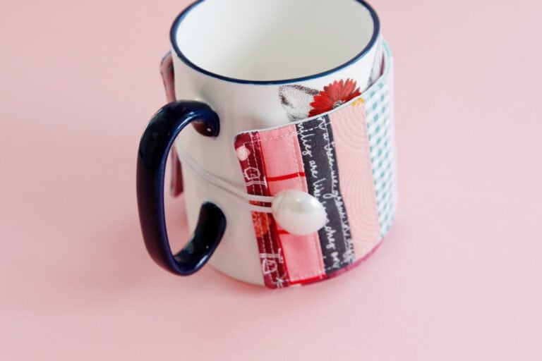 Mug Cozy Pattern - Sew a fabric mug wrap! - see kate sew