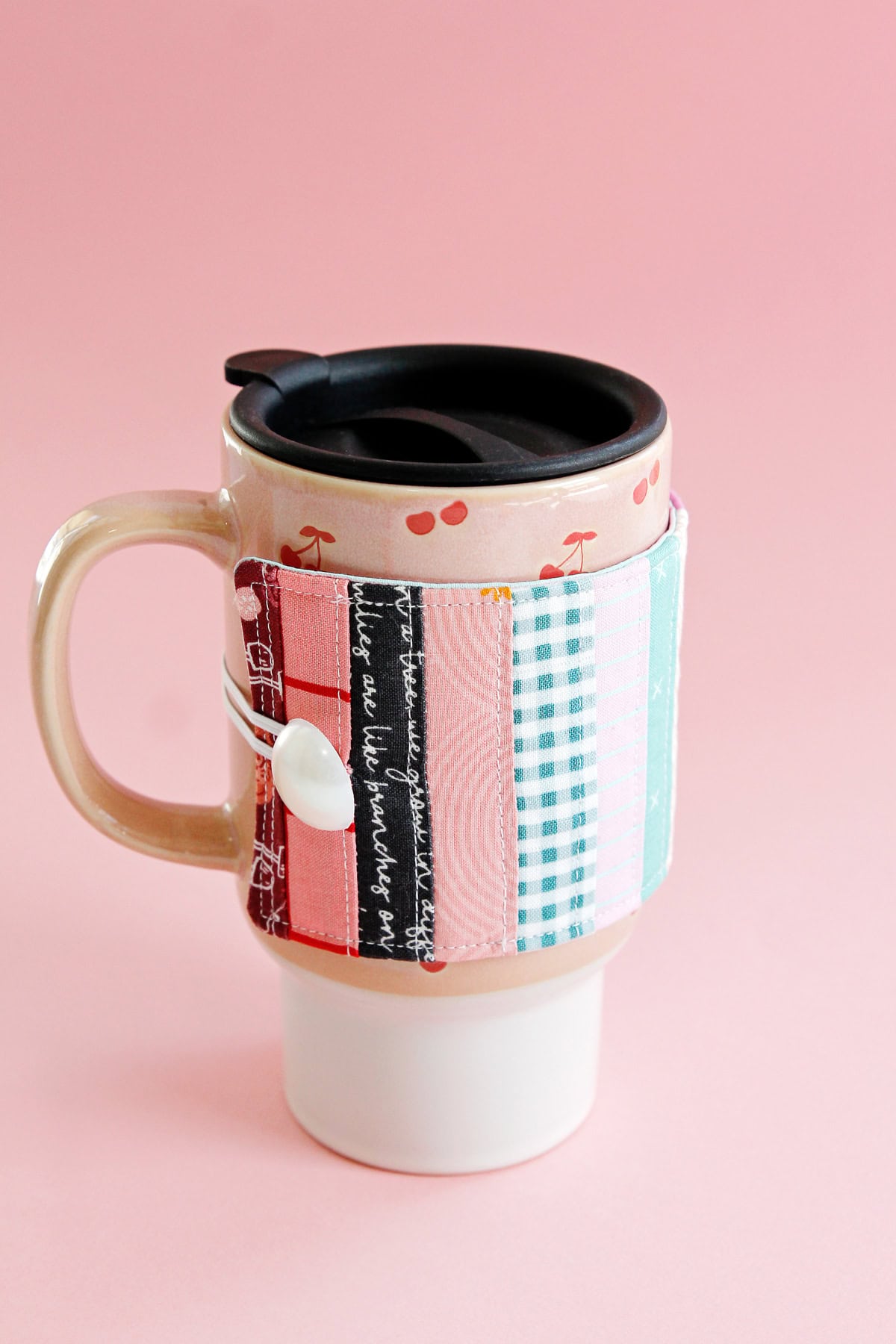 Mug Cozy Pattern - Sew a fabric mug wrap! - see kate sew