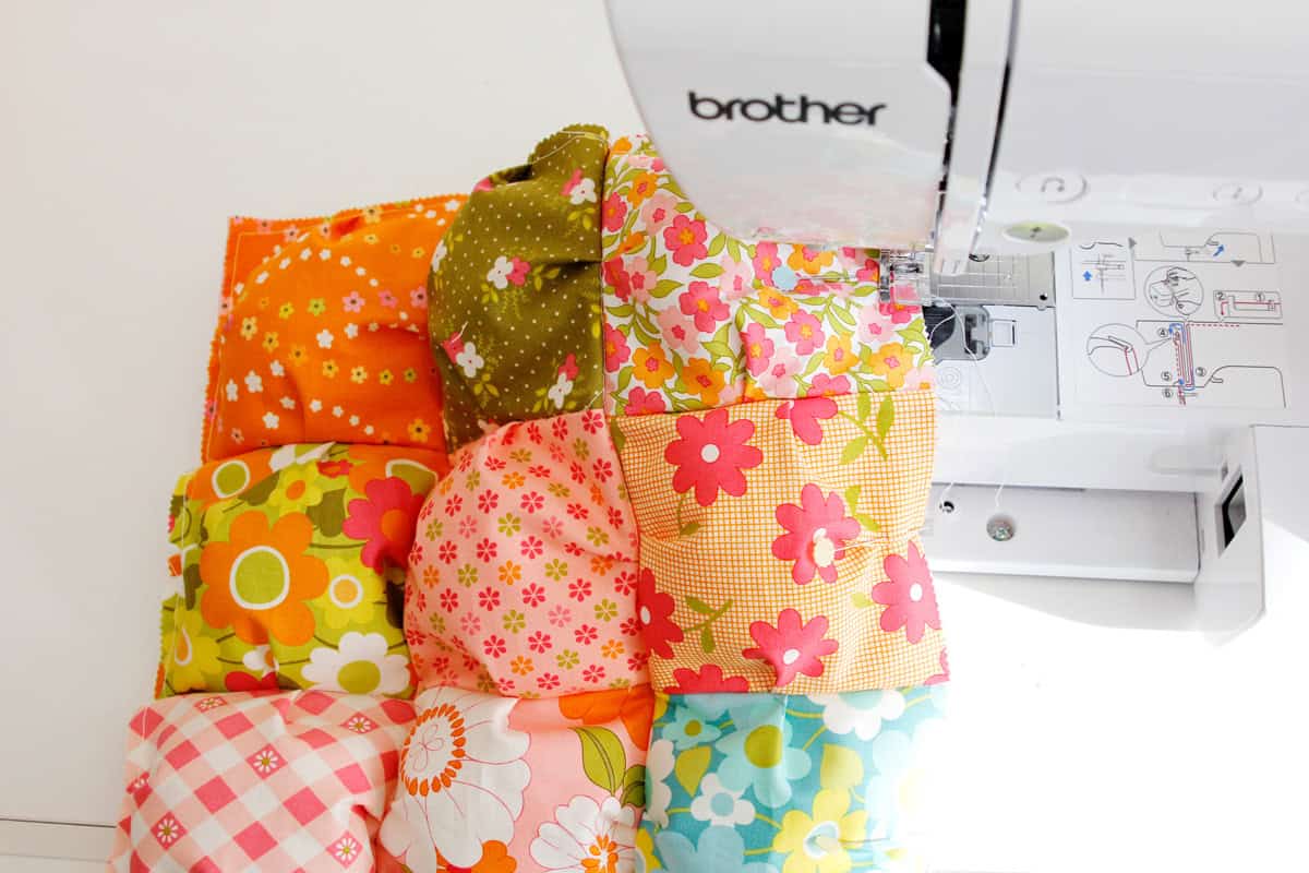 Puff Pillow Sewing Pattern - see kate sew