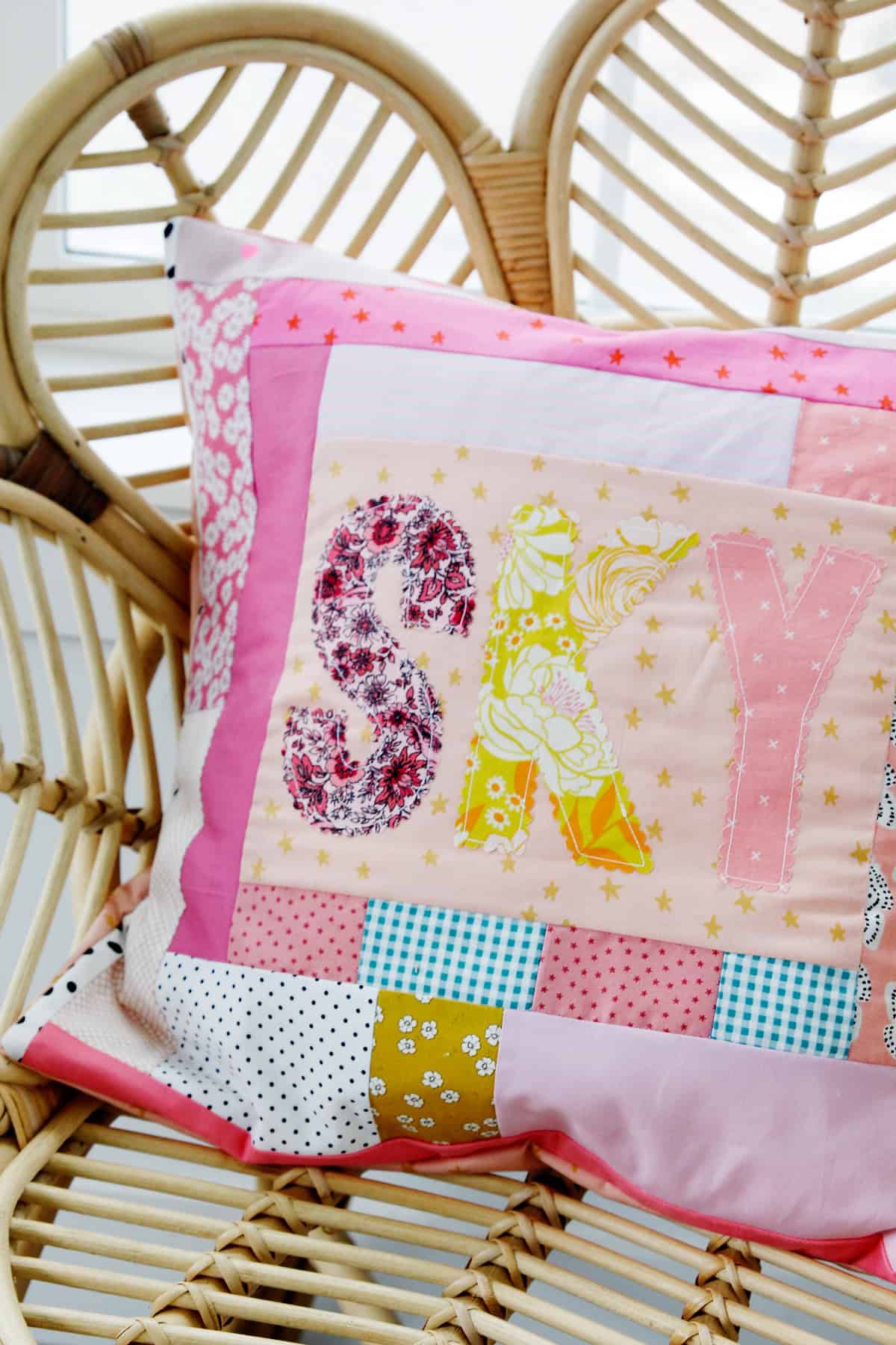 Personalized Name Pillow Sewing Tutorial - see kate sew