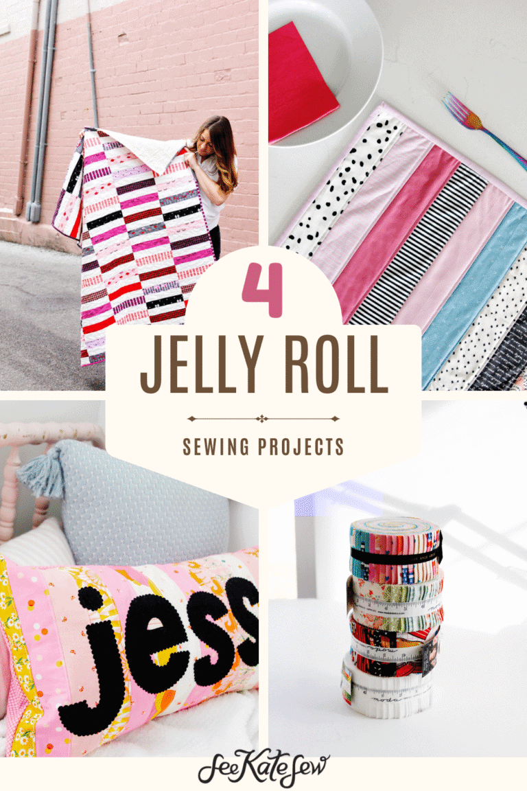 Beautiful Jelly Roll Sewing Ideas with Precut Fabric - see kate sew