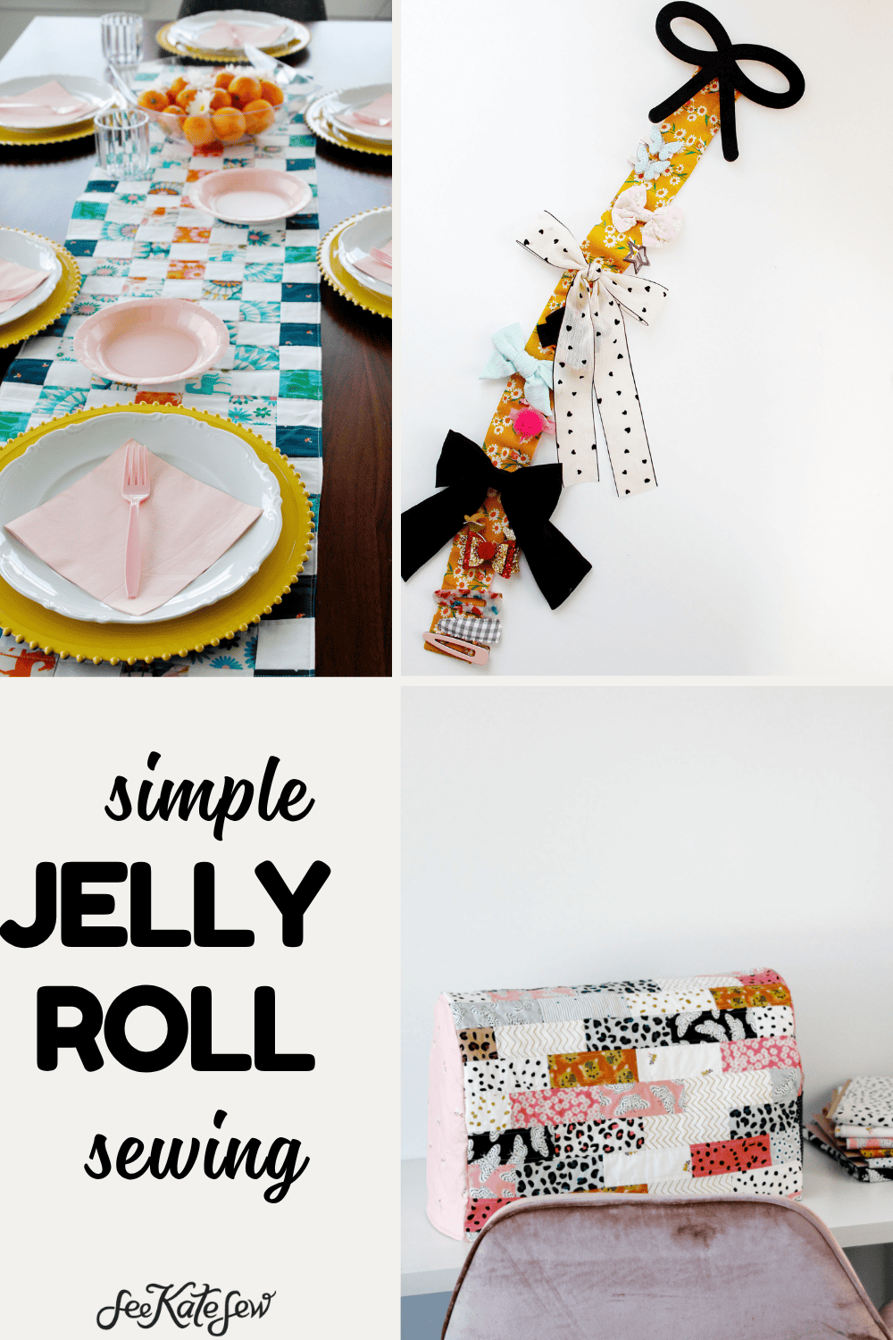 I Made Beginner-Friendly Jelly Roll Projects Using Precut Fabric - see ...